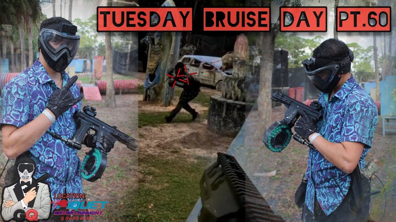 Full Auto First Srikes! Tuesday Bruise Day pt.60 #magfed #paintball # ...