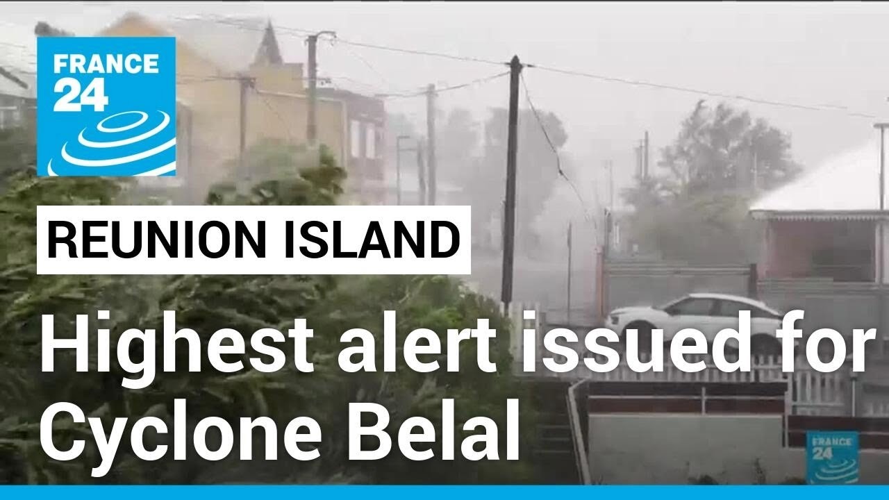 France's Reunion Island on highest alert as Cyclone Belal hits • FRANCE ...