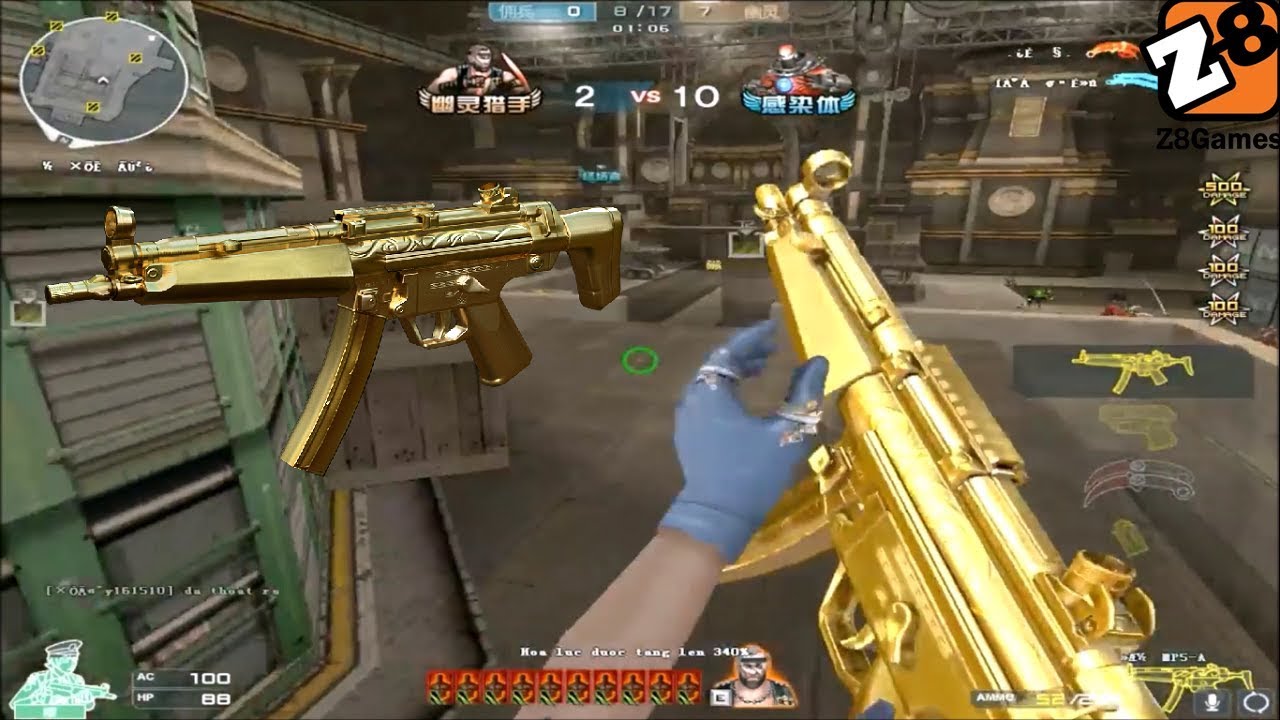 Crossfire NA 2.0 : MP5 - Ultimate Gold - Hero Mode X - Tiền Zombie V4 ...