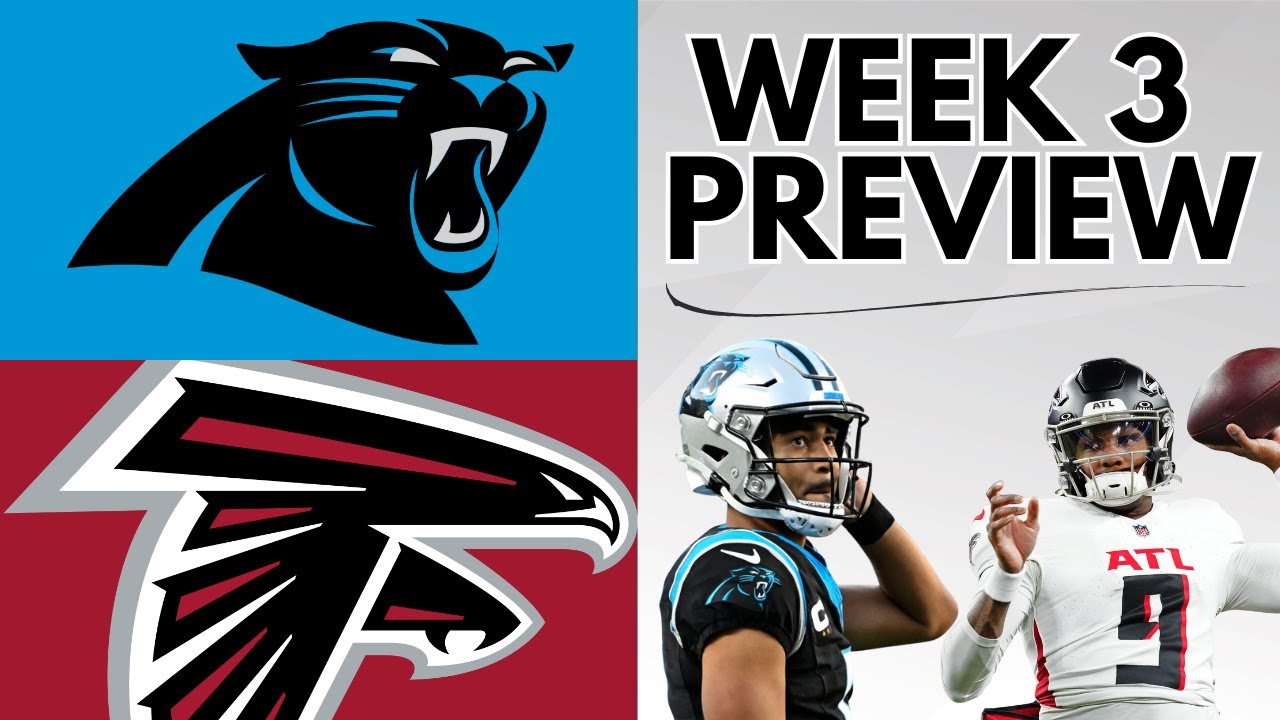 Falcons vs. Panthers Week 3 Preview: NFC South Rivalry Heats Up! - YouTube