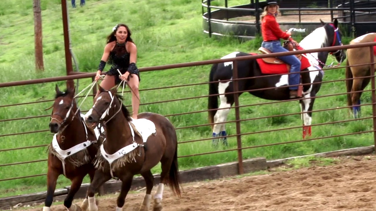 Haley Ganzel, Trick Rider, May 19, 2019, Highfill, AR - YouTube