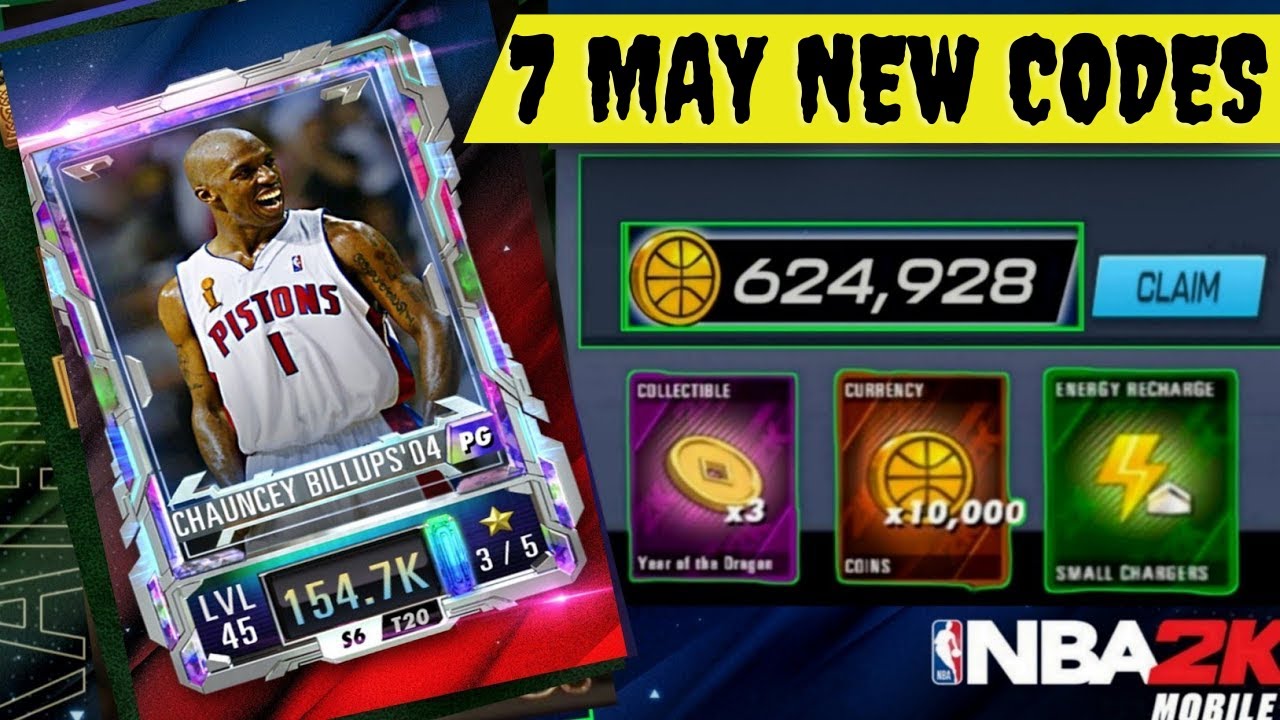 ⚠️7 MAY CODES⚠️Nba 2k Mobile Redeem Codes 2024 - Nba 2k Mobile Redeem ...
