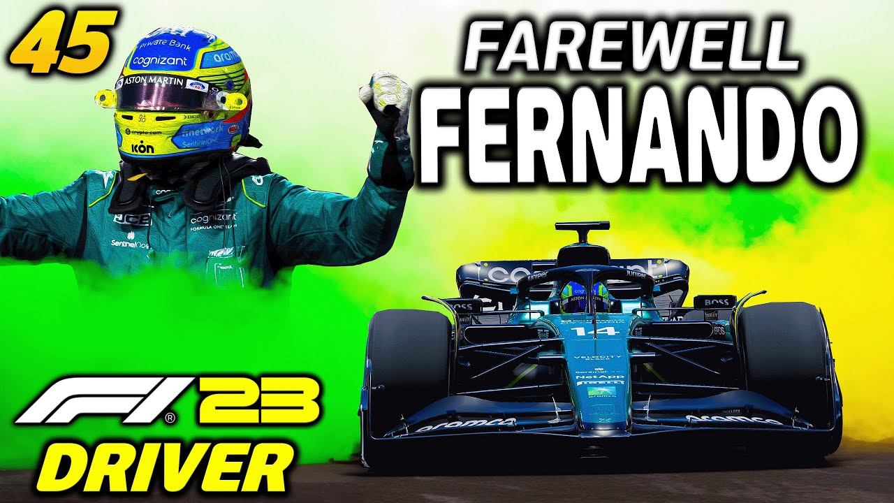 SEASON FINALE. CRASH WITH STROLL. FAREWELL FERNANDO. - F1 23 Driver ...