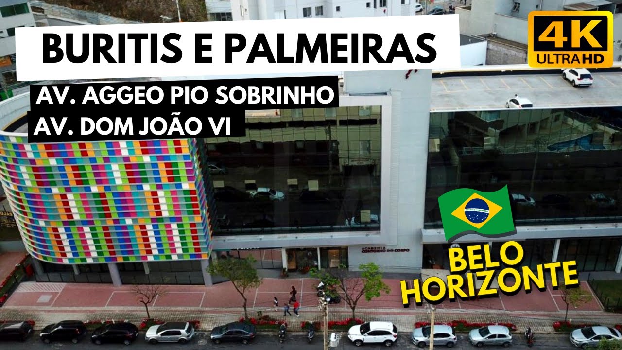 Bairro BURITIS Até o PALMEIRAS - Belo Horizonte/MG - Brasil・[4K] 2021 ...