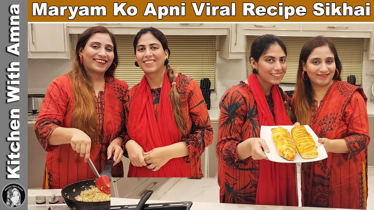 Maryam Ko Apni Viral Recipe Sikhai | Kitchen With Amna - YouTube