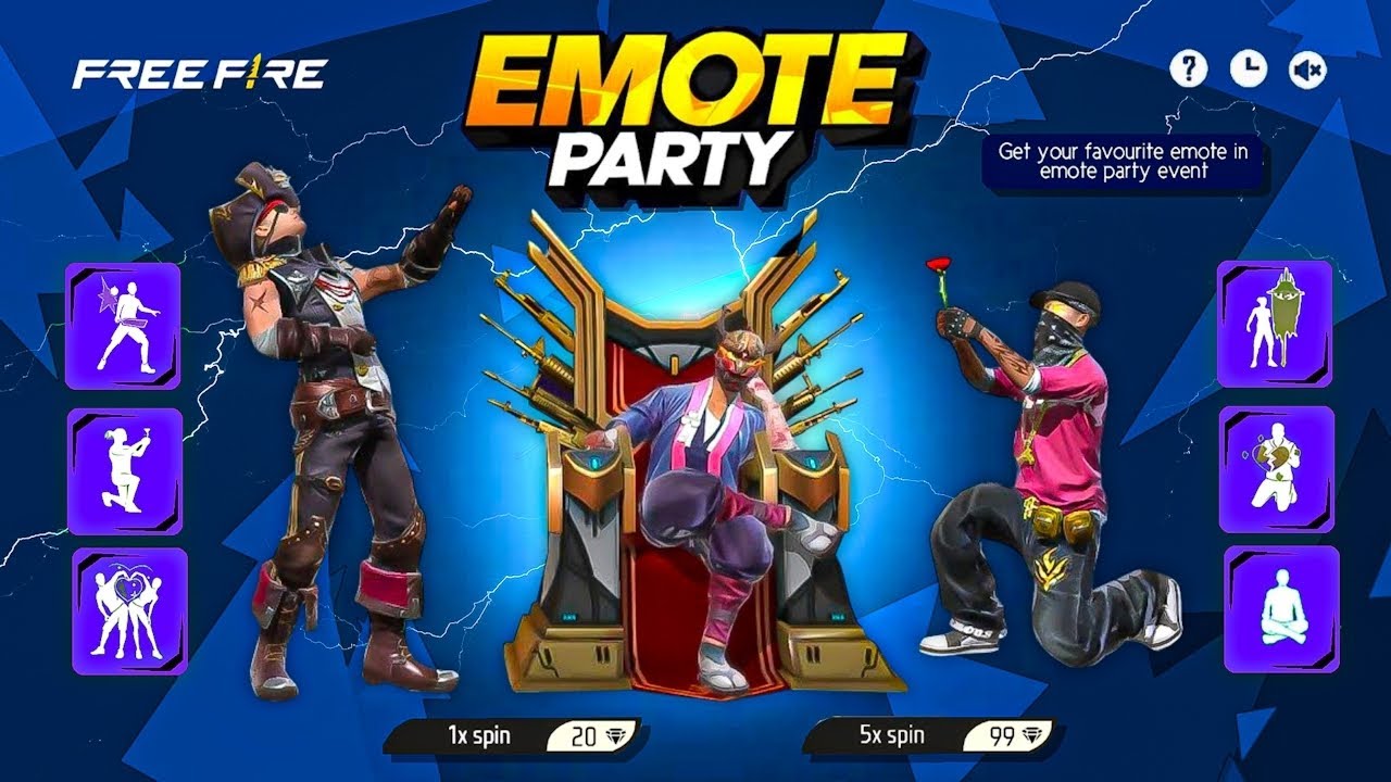 New Emote Party Event Confrim Date আসছে💥🤯|Emote Party Return Bangladesh ...