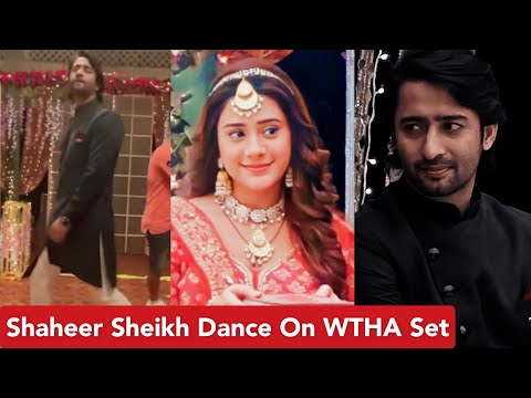 Shaheer Sheikh Dances On The Sets Of Woh Toh Hai Albelaa | Kanha-Sayuri's Remarriage | Hiba Nawab