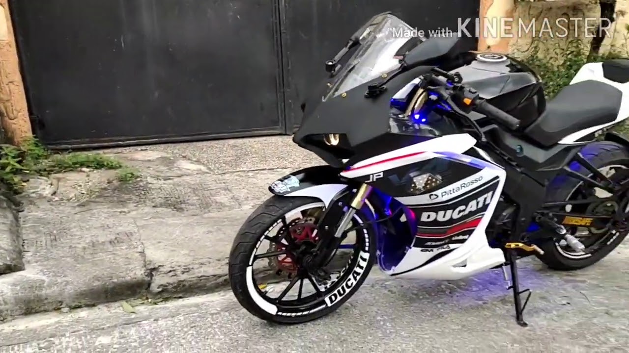 HEAD TURNER | DUCATI MASK (MATTE BLACK) AVAILABLE FOR Z200S Z200X ...