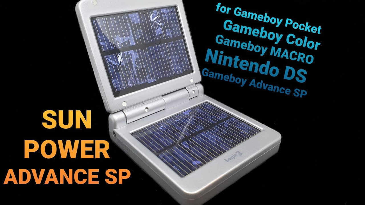Gameboy Advance SP Solar Powerbank - YouTube