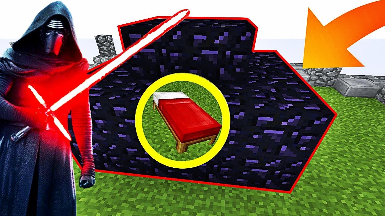 UNE BASE SÉCURISÉE AVEC UN SABRE LASER ! | Minecraft Bed Wars Moddé ...