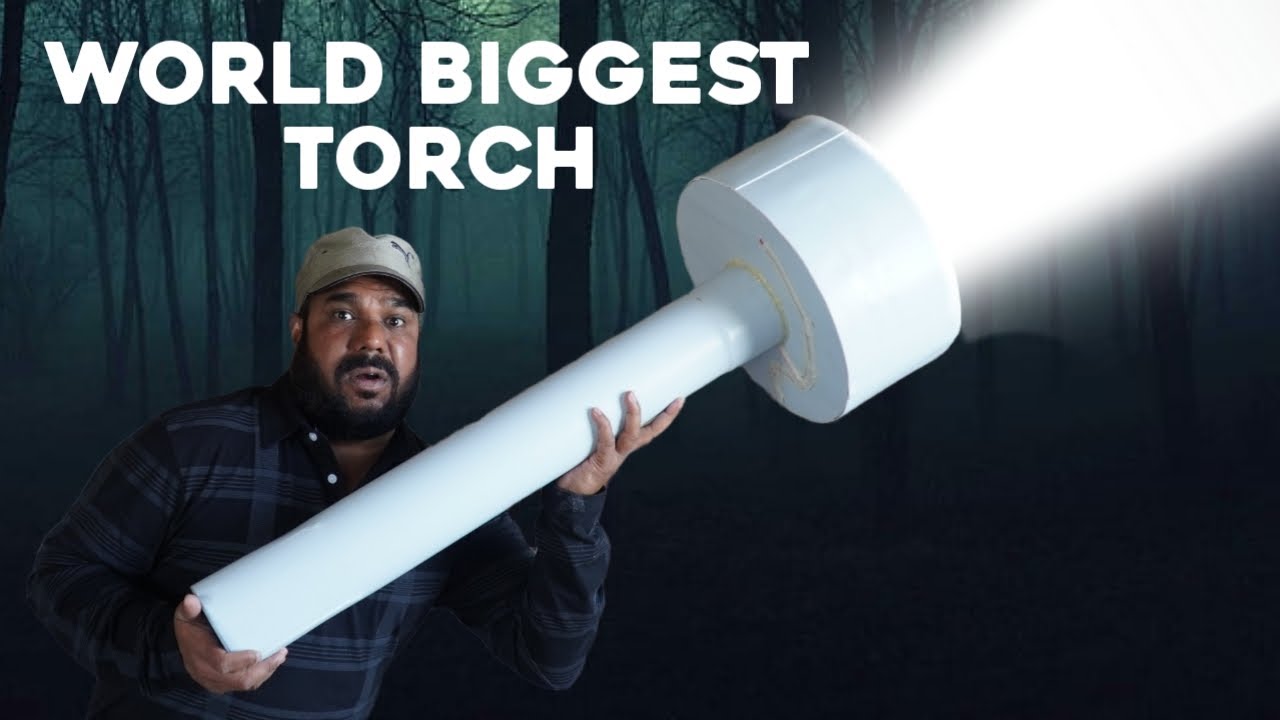 PVC Pipe से बनाया दुनिया की सबसे बड़ी Torch | World Biggest Torch - YouTube