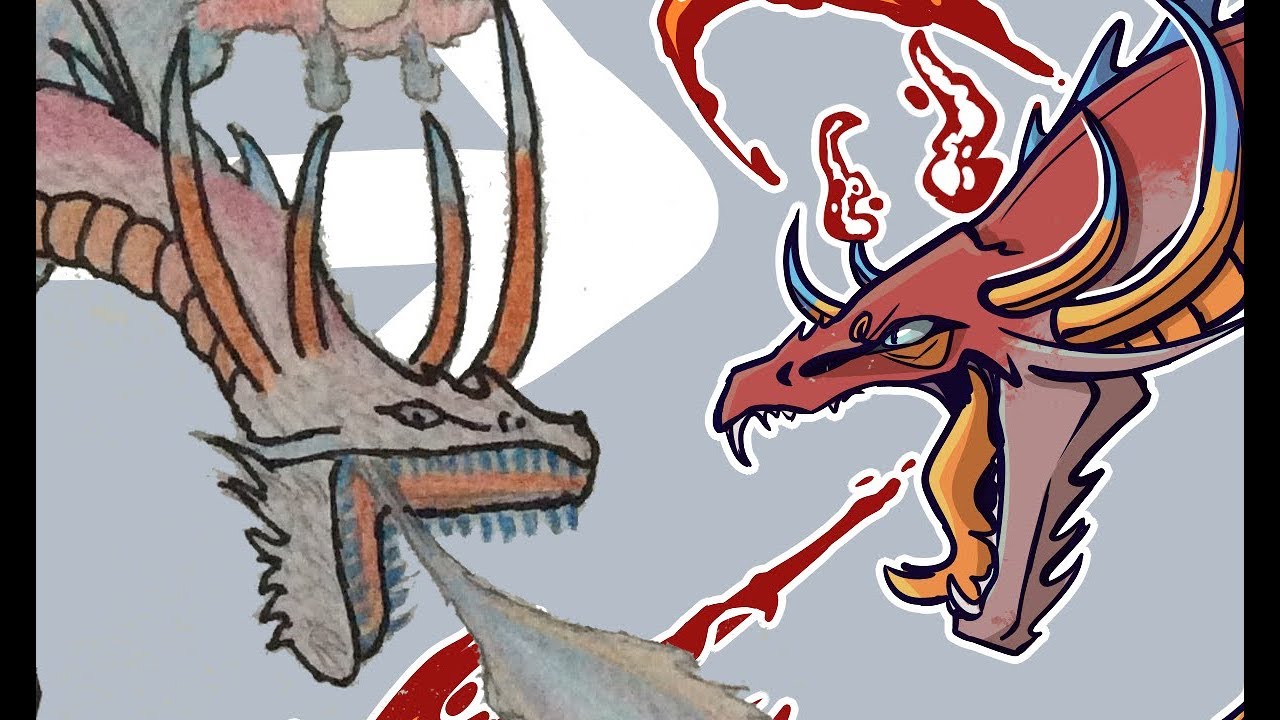 Drawing My Friend's Dragon - YouTube