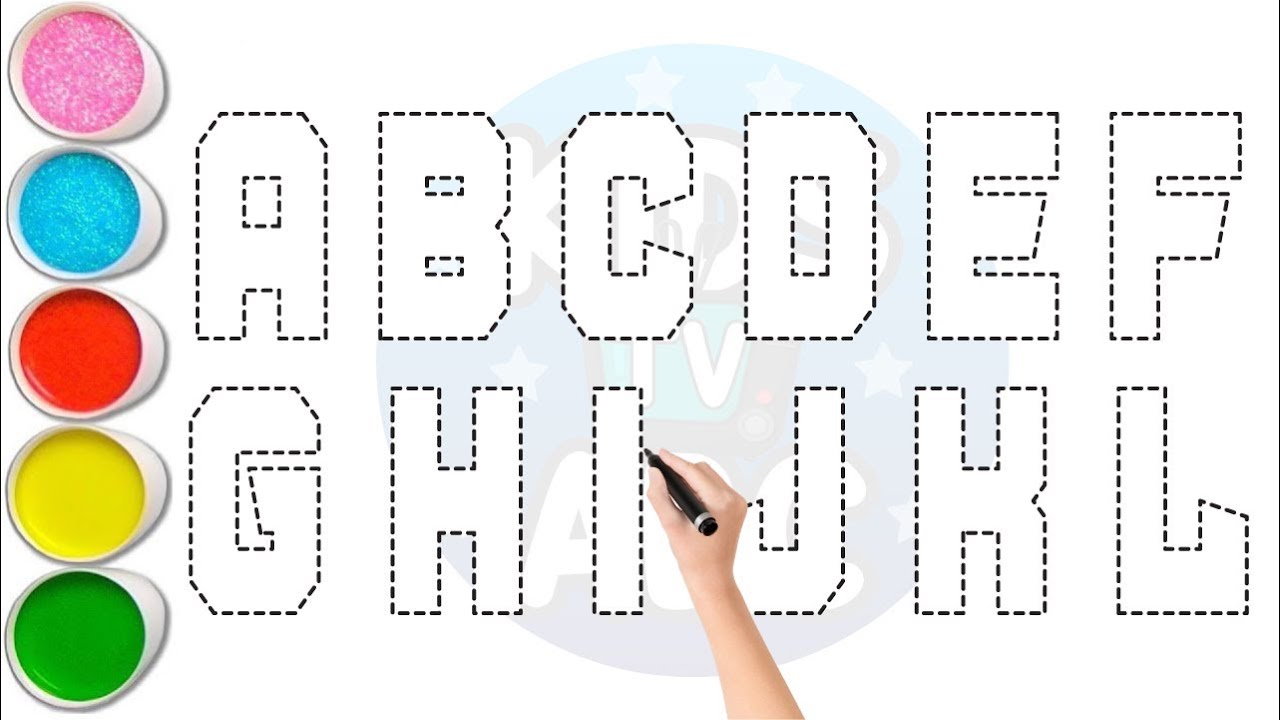 ABC for Kids | Alphabet writing for kids | A to Z | Write the alphabet ...