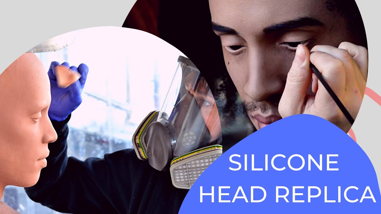 Silicone head replica - YouTube