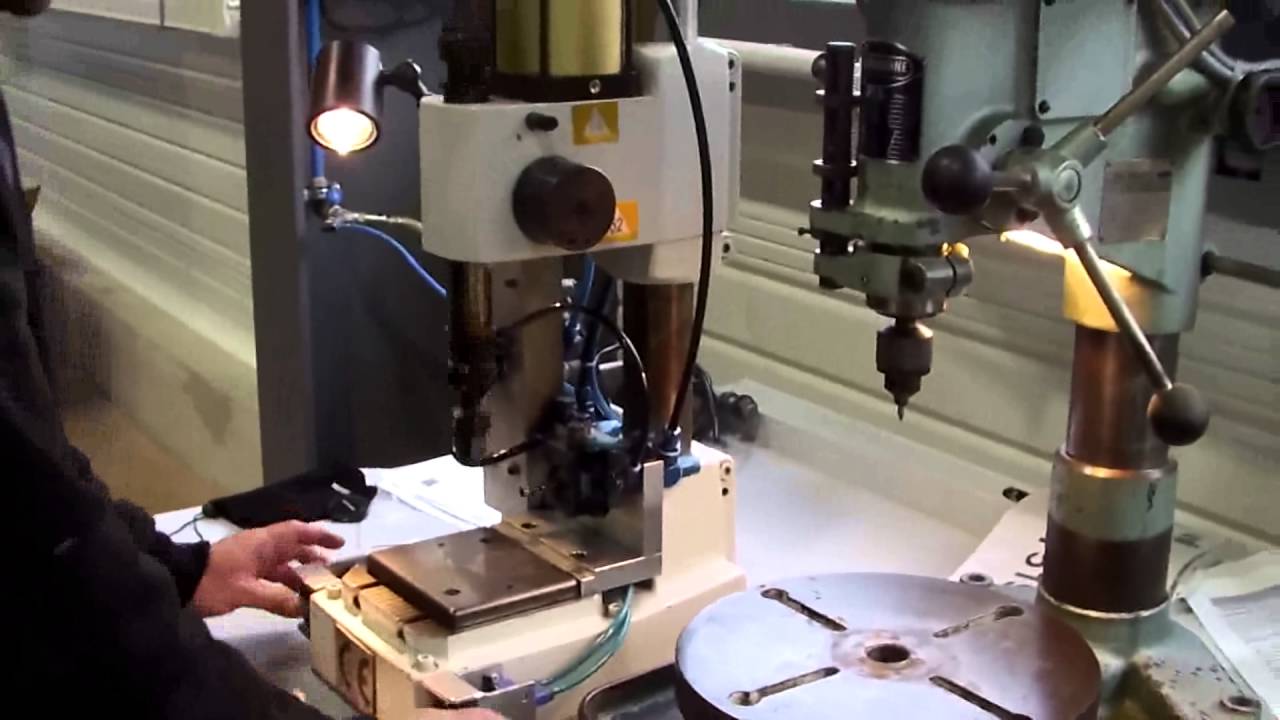 USED PNEUMATICAL PRESS AUTOMATOR MB21 - YouTube