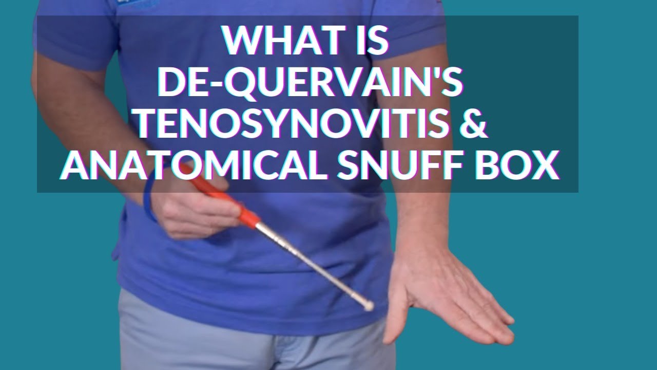 What is De-Quervain's Tenosynovitis & Anatomical snuff box? - YouTube
