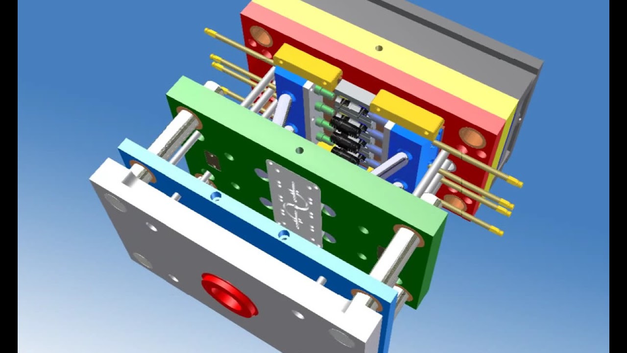 Injection Mold Animation from B and B Molders - YouTube
