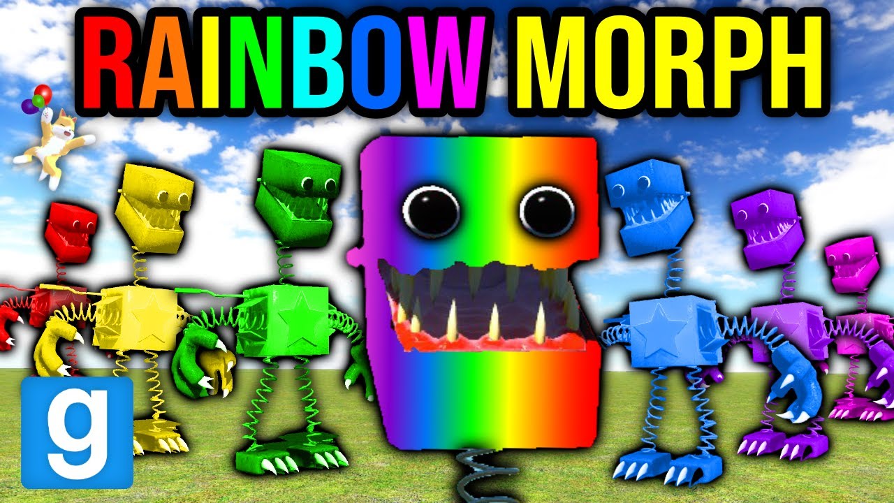 RAINBOW BOXY BOO HORDE!! (Garry's Mod Sandbox) - YouTube