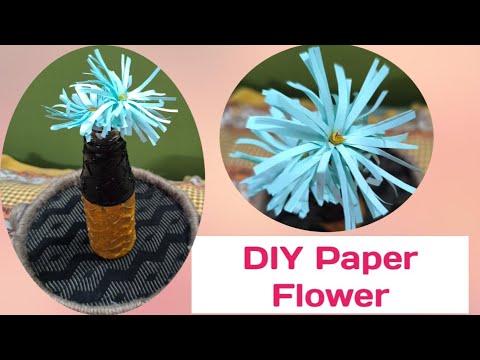 DIY Paper Flower /How to make paper flower easily - YouTube