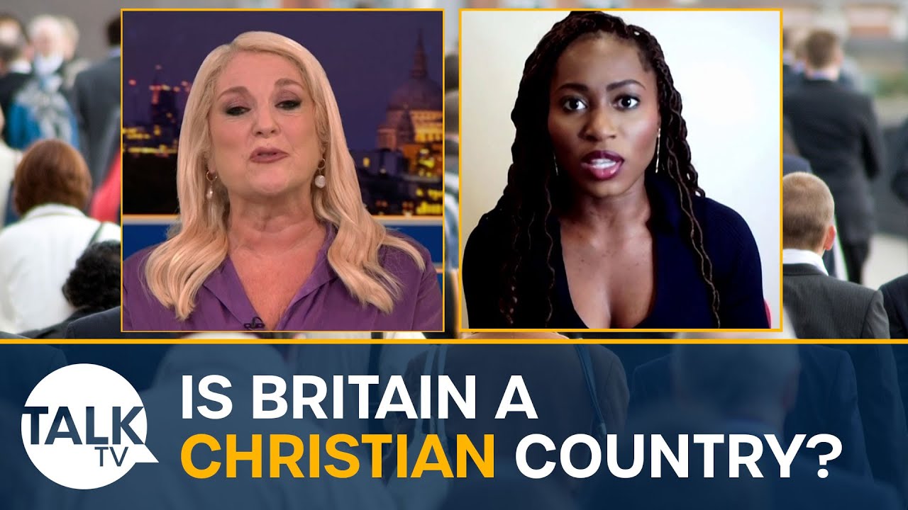Fierce debate as Britain becomes minority Christian - YouTube