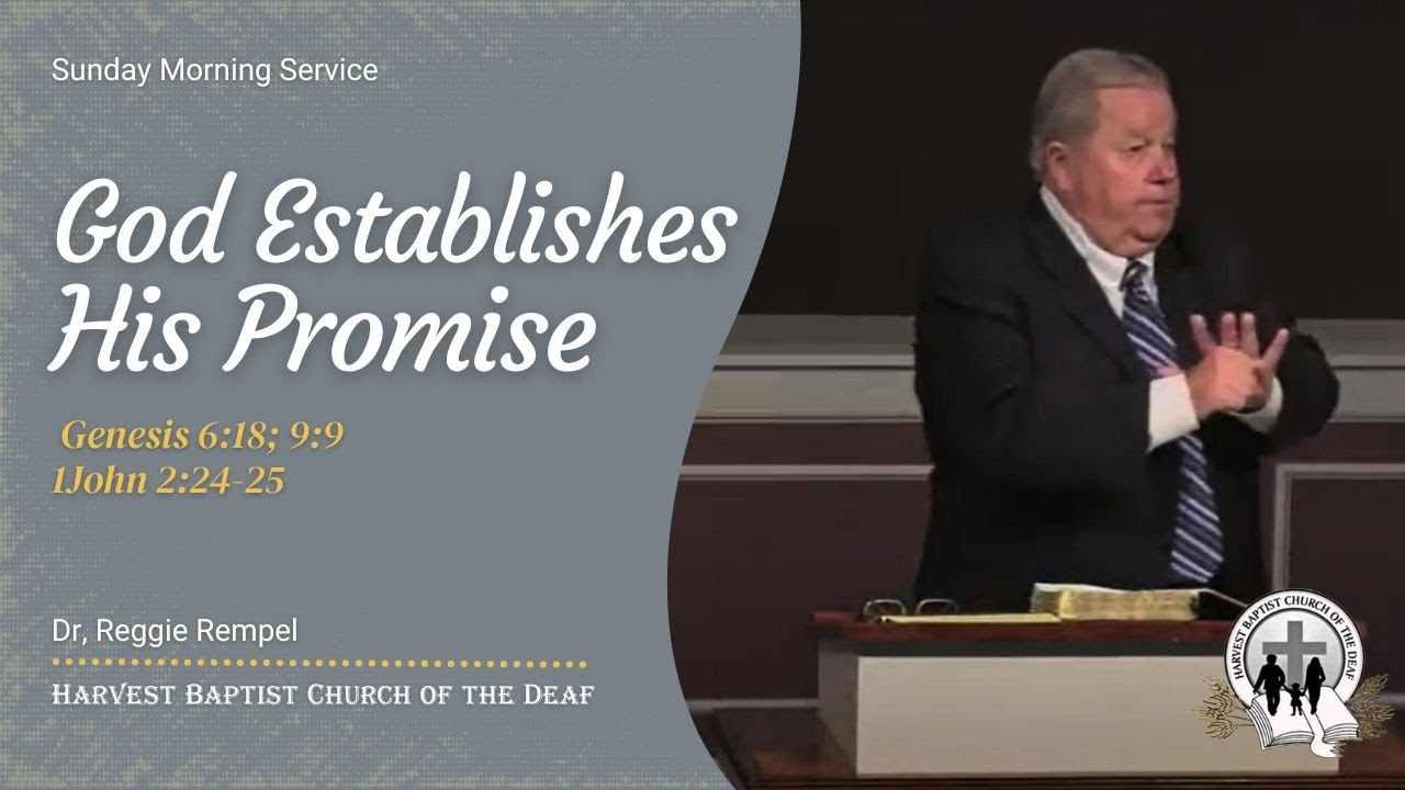 God Establishes His Promise | Genesis 6:18; 9:9 - YouTube