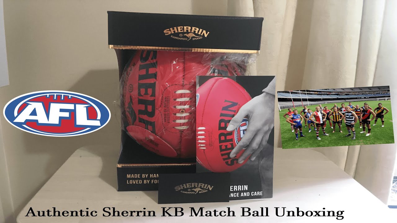 Official Sherrin KB Match Ball Unboxing - YouTube