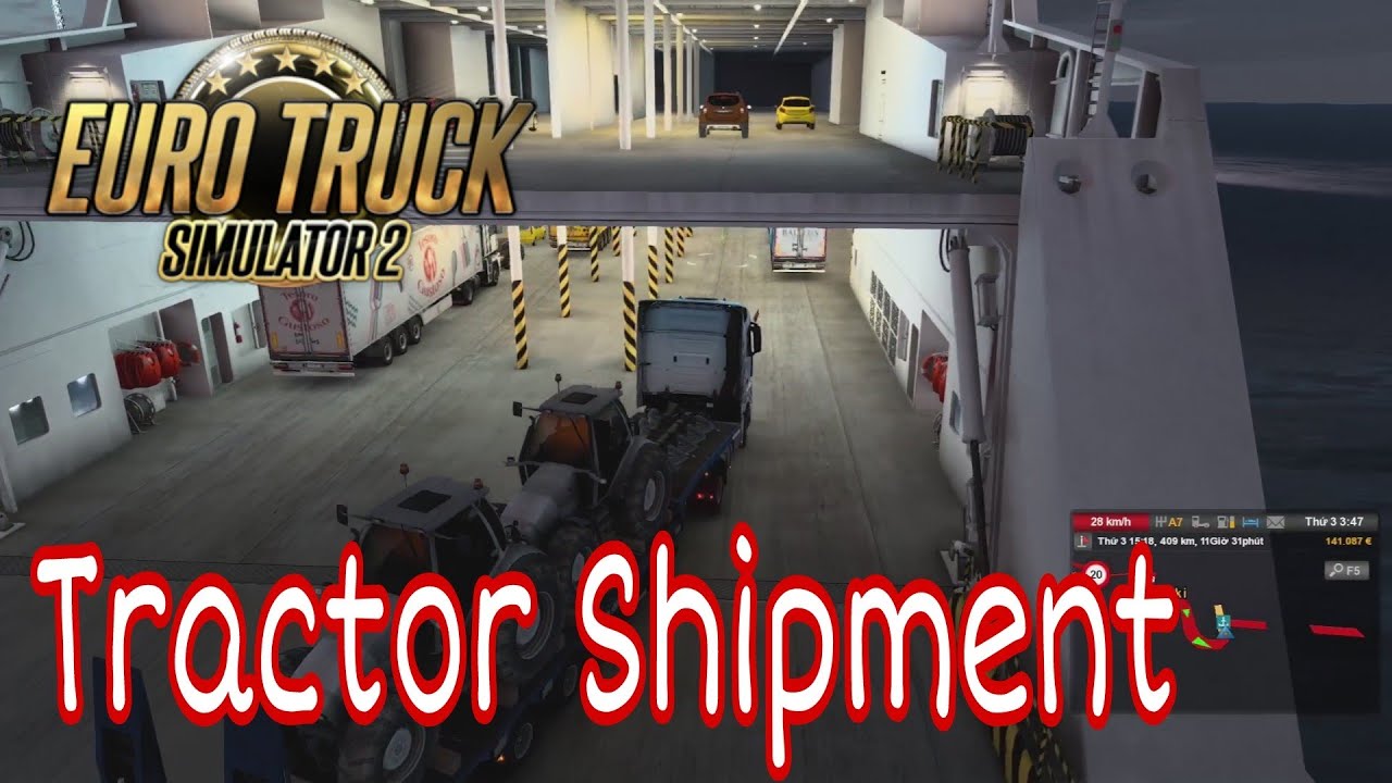 ETS2 Euro Truck Simulator 2 | Tractor shipment Red Gaming - YouTube