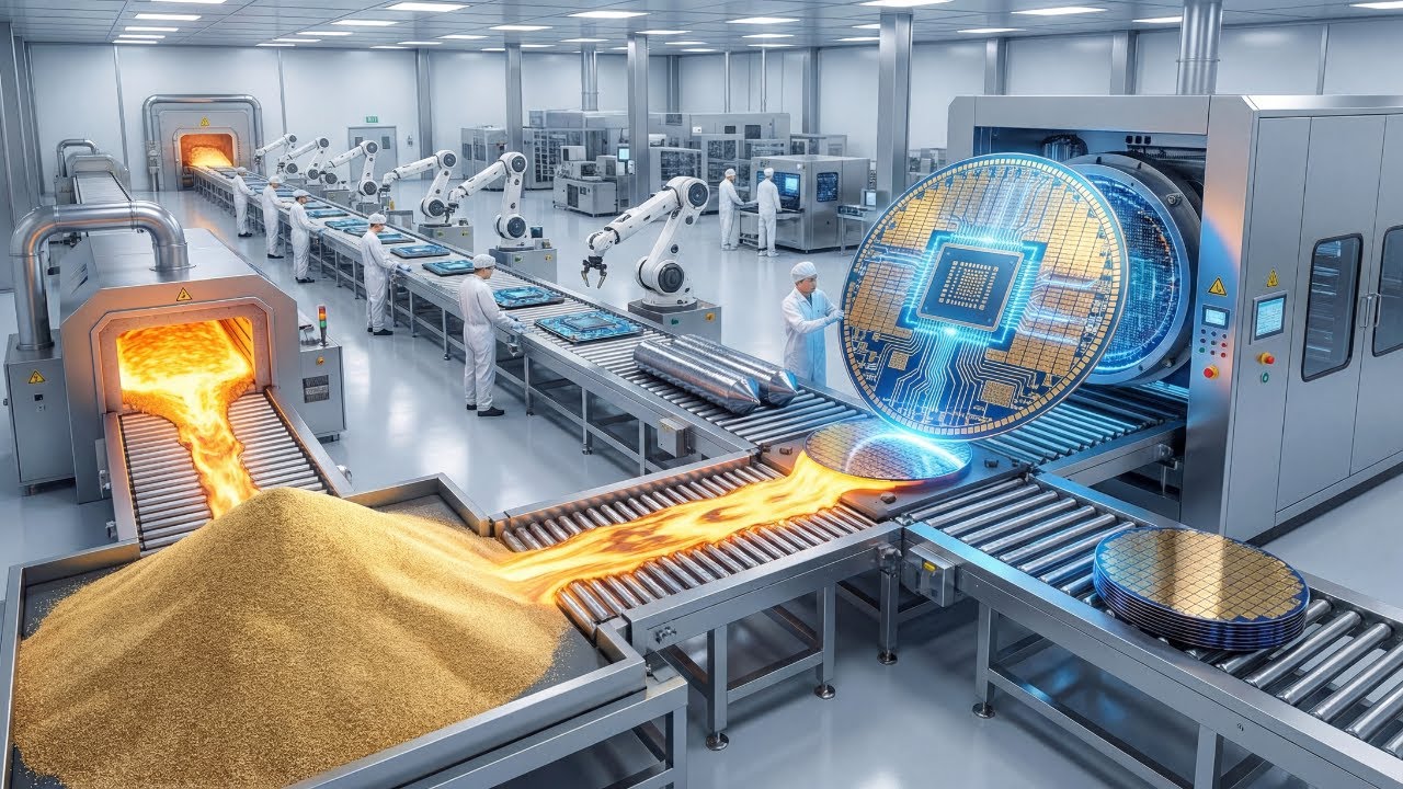 SECRET FACTORY: How They Turn Beach Sand Into Computer Brains ($100 ...