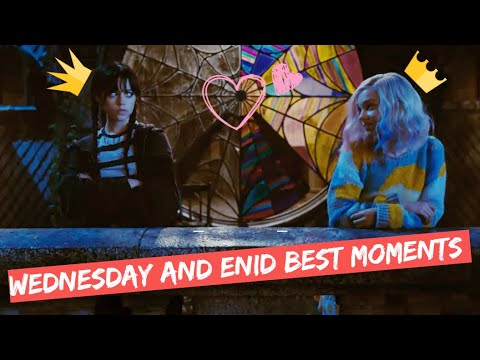 Wednesday and Enid Best Moments - YouTube