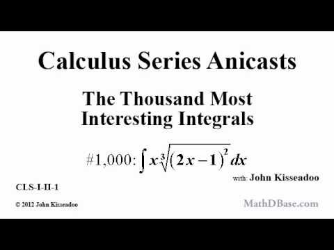 The Thousand Most Interesting Integrals #1,000 - YouTube