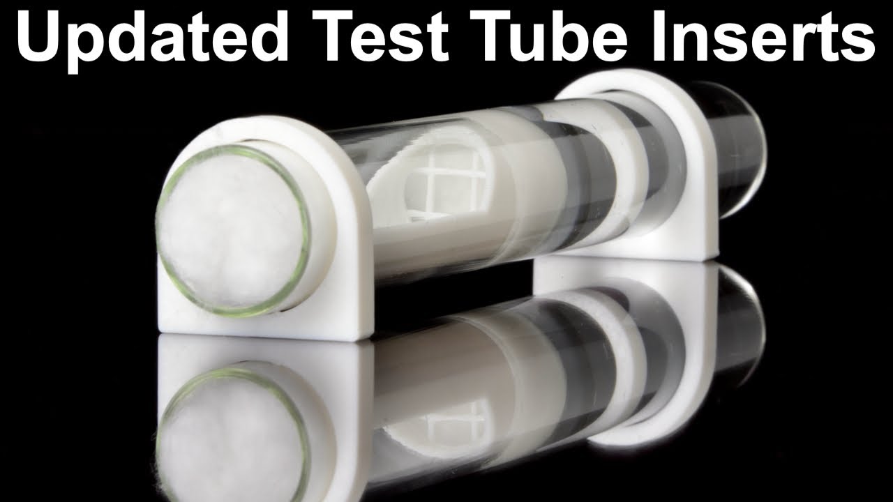 Updated ant test tube inserts - YouTube