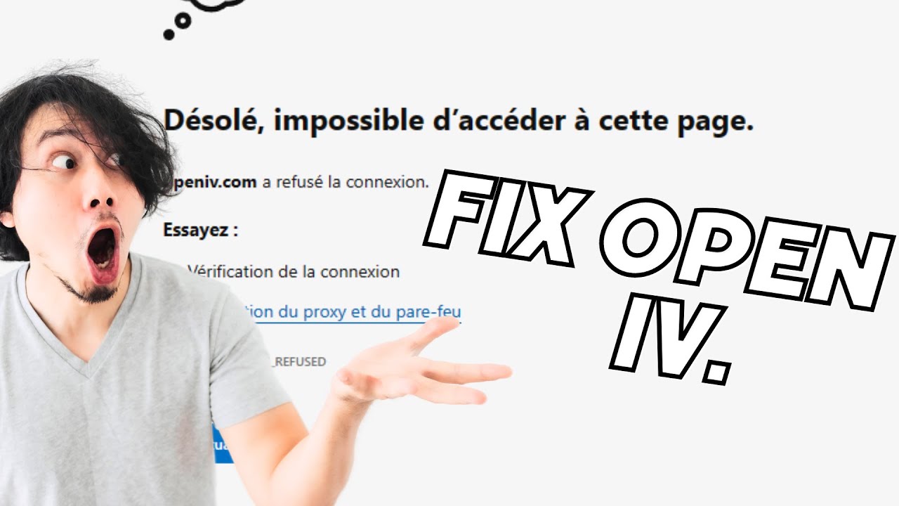 Fix error Open IV website down - YouTube