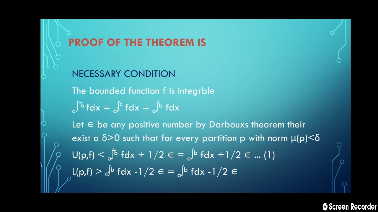 Darboux's Theorem - YouTube