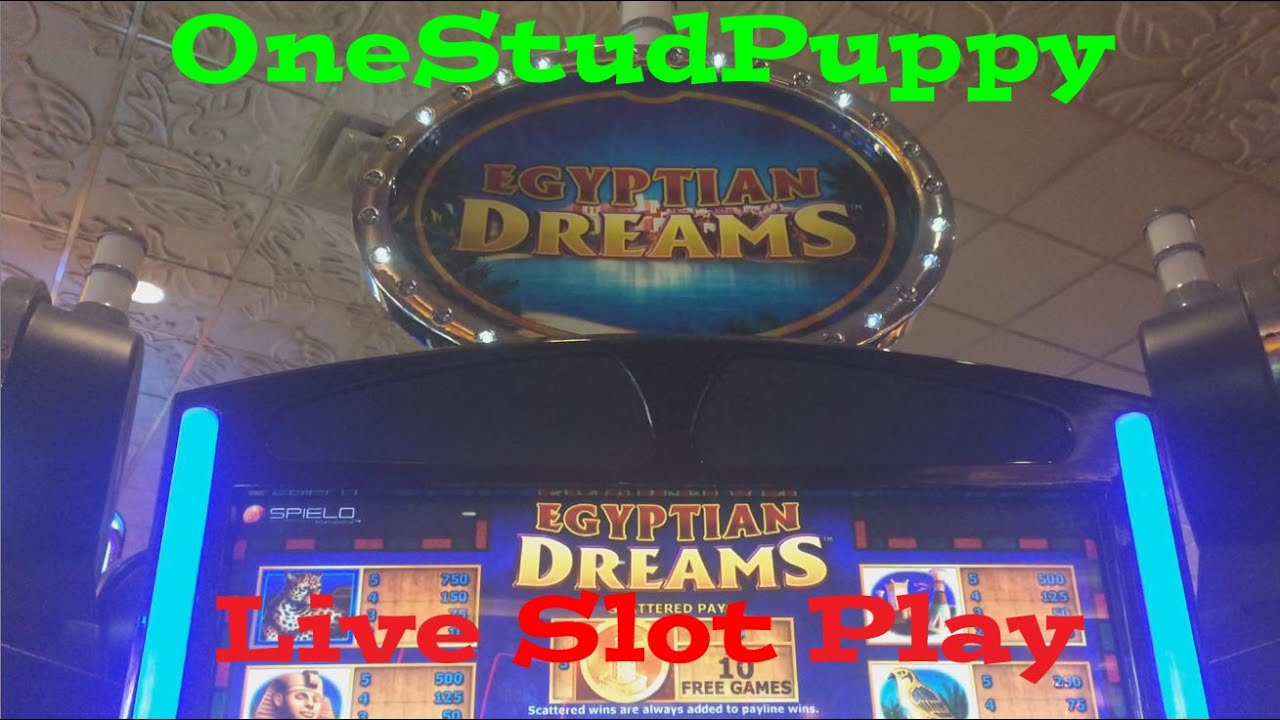 Live Slot Machine Play Spielo Egyptian Dreams With Sticky Wilds at ...