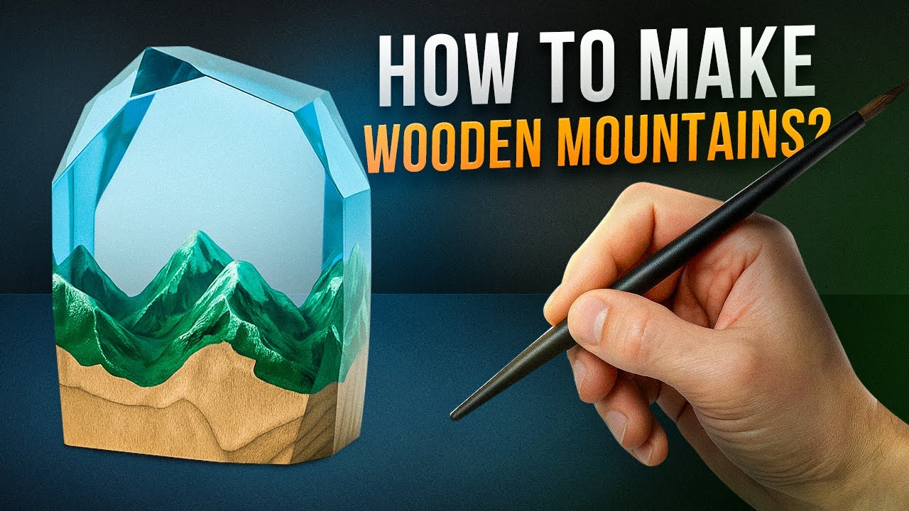 How to make mountains from wood? - YouTube