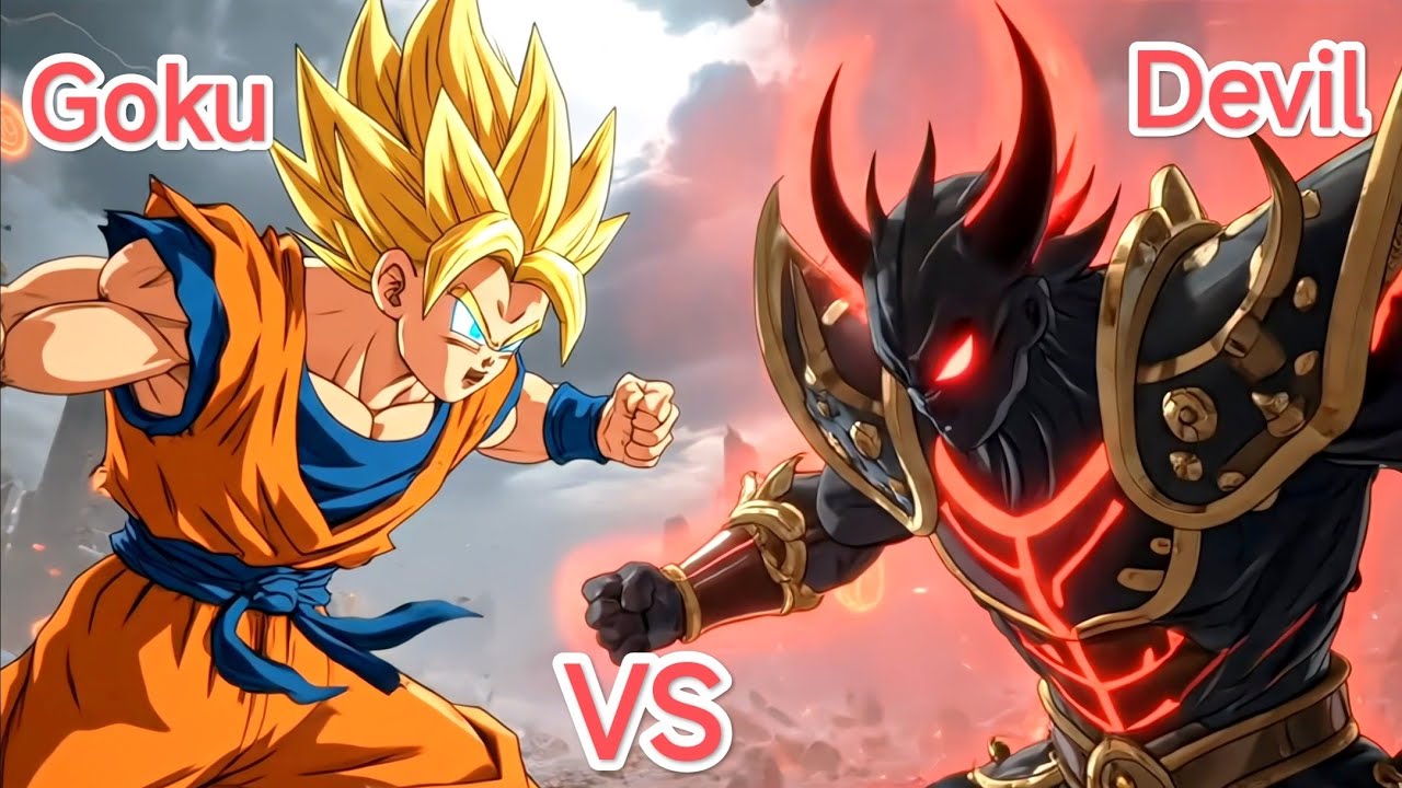 🔥 Goku vs Four-Armed Demon 👹 | The Most INTENSE Battle Ever ⚡| Full ...