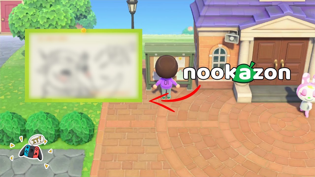 Nookazon Künstler malen auf mein Schwarzes Brett | Animal Crossing: New ...