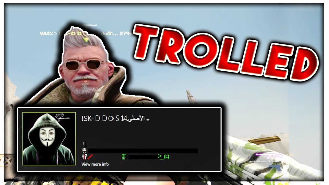 I TROLLED THE TWOMAD EDGY HACKER IN CSGO - YouTube