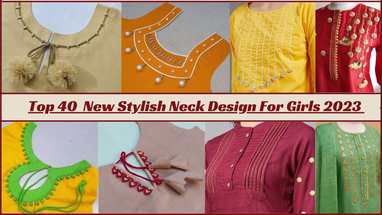 Top 40 New Stylish Neck Design For Girls 2023 | #fashionhub #neckdesign ...