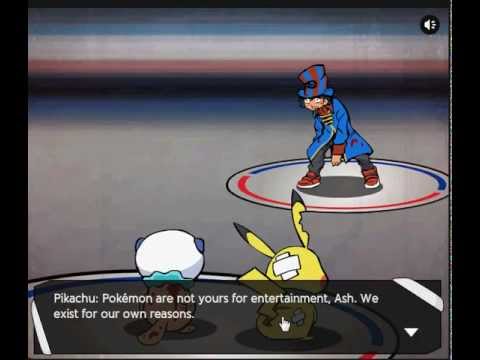 Pokemon PETA Part 4 - Ash Battle - YouTube