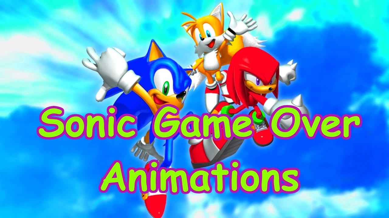 Sonic The Hedgehog Game Over Screen Animations - YouTube