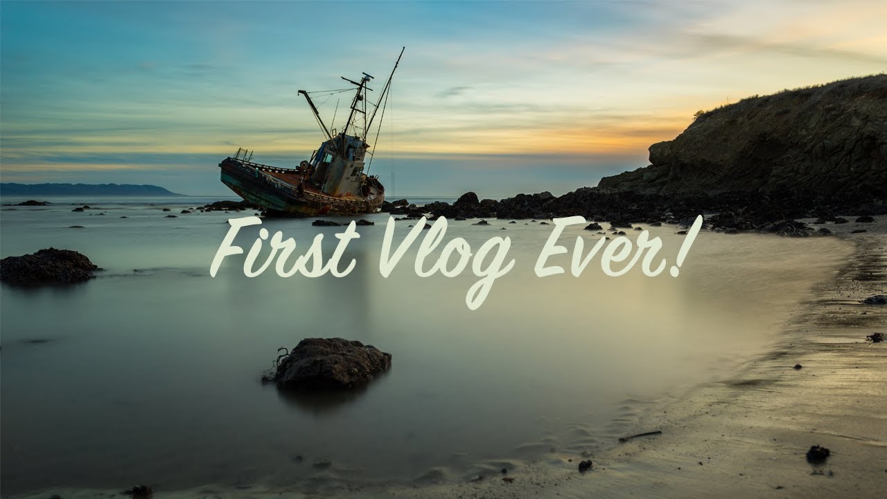 First Vlog Ever! Shipwreck in Cayucos - YouTube