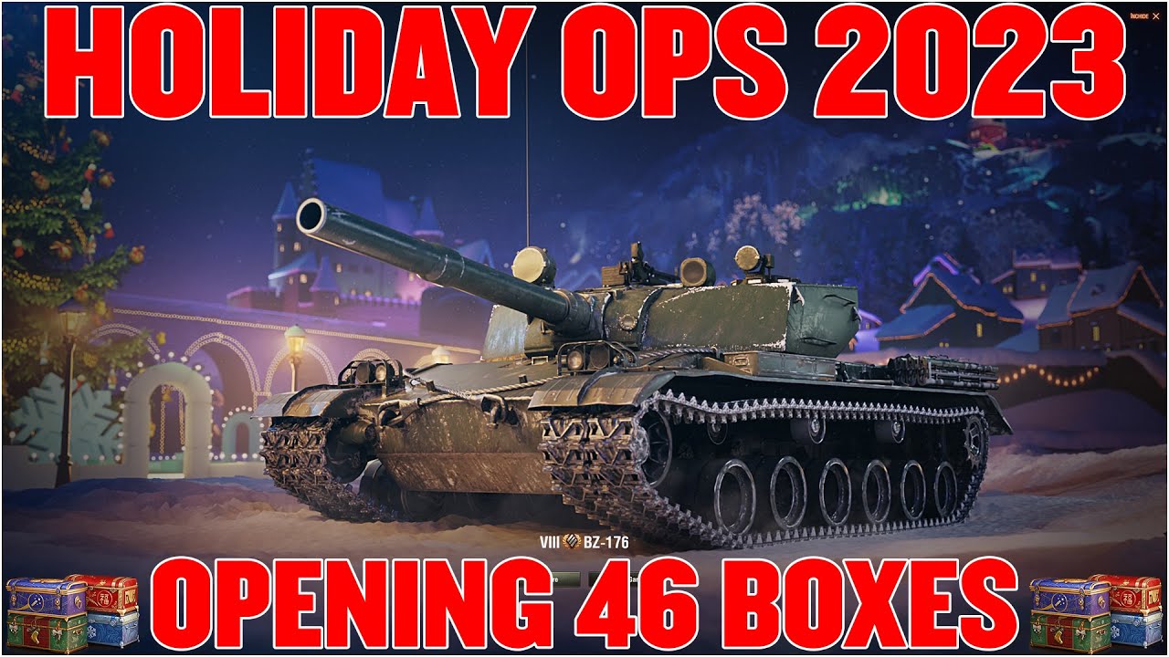 World of Tanks : Holiday Ops 2023 -- Opening Lucky 46 Boxes! - YouTube