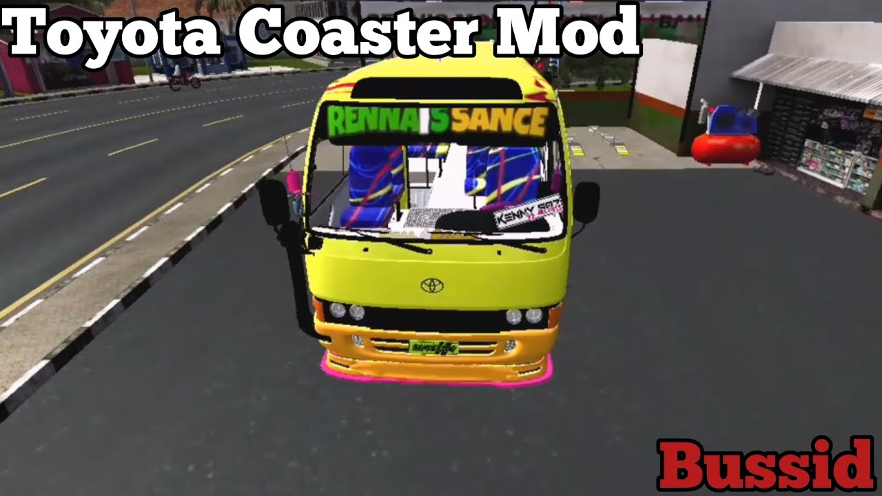 Rennaissance || Bussid Livery || Toyota Coaster Mod || Bus Simulator ...