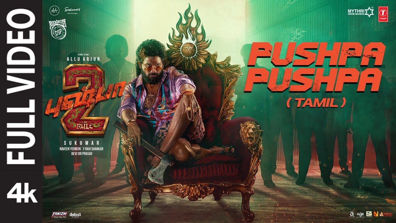 Full Video: PUSHPA PUSHPA (Tamil) - Pushpa 2 The Rule | Allu Arjun ...