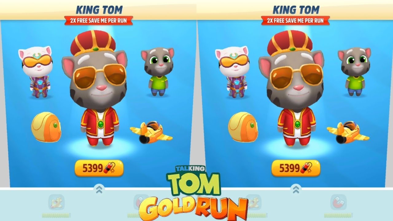 Talking Tom Gold Run - Full Screen King 👑 Tom Android ios Gameplay ...