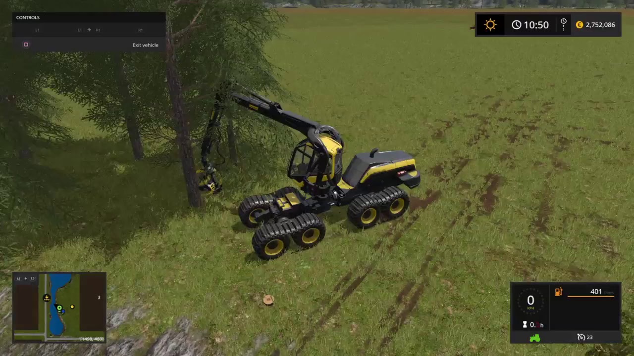 FS17 building a woodchip bridge part.1 - YouTube