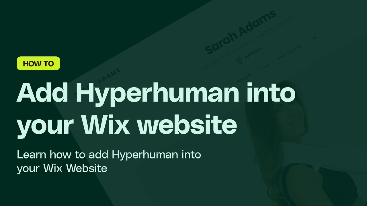 How to add your Hyperhuman workouts on your Wix website - YouTube