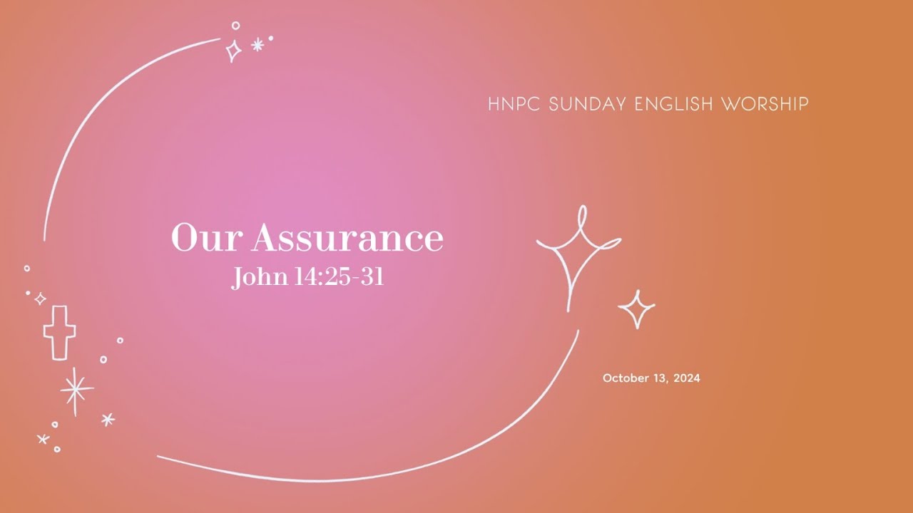 10132024 Holy Nation Presbyterian Church Sunday English Worship - YouTube