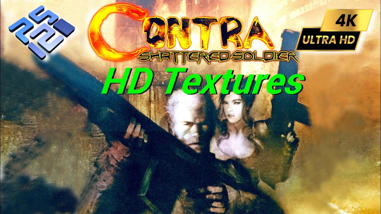 Contra Shattered Soldier HD Remaster Textures 4K 60FPS | pcsx2-v1.7. ...